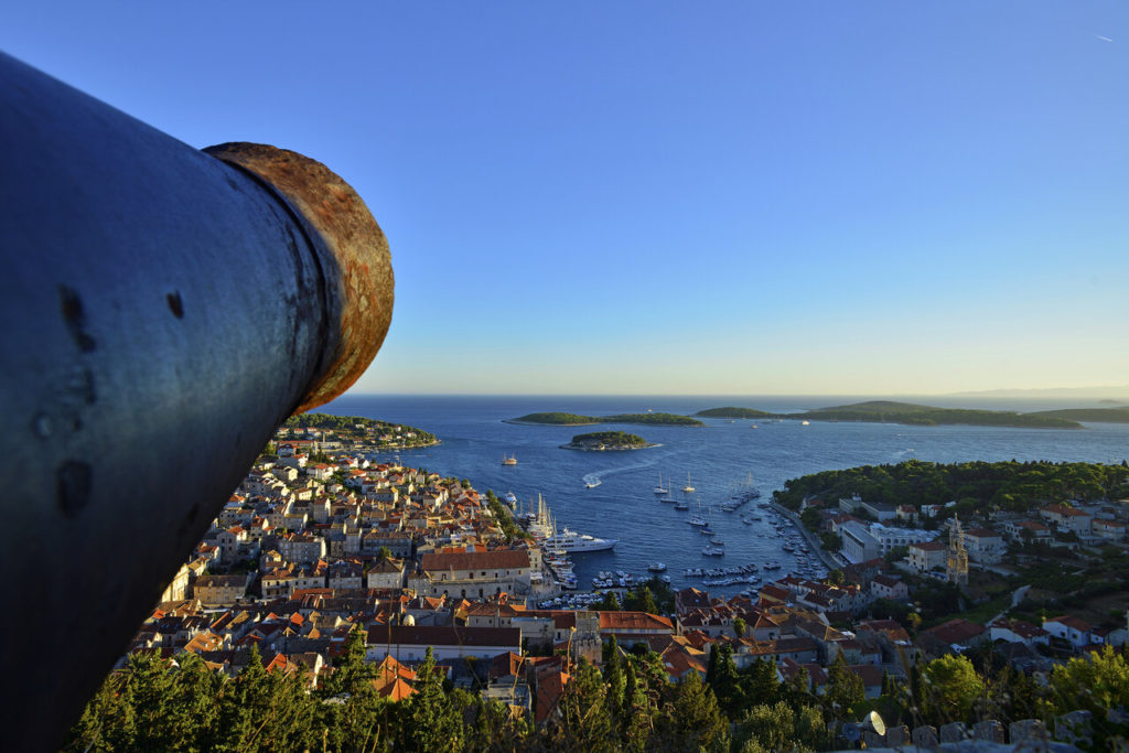 The magnificent fortress Fortica – Hvar fortress, also called Španjola ...